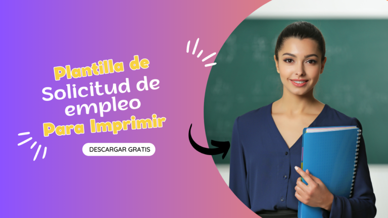 Solicitud de Empleo para Imprimir: Ejemplos, Formatos【 2025
