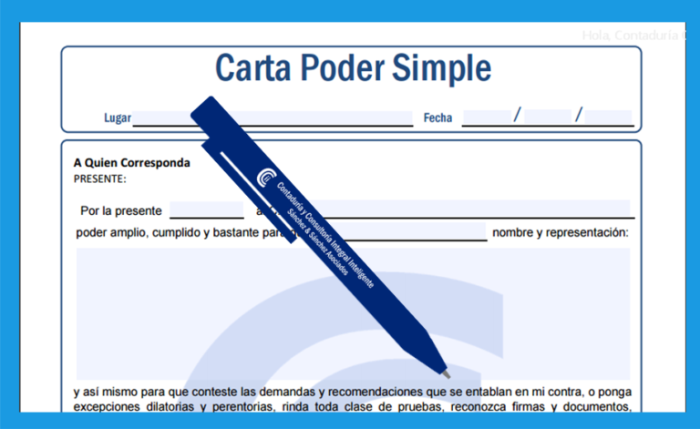 Carta Poder: Ejemplos, Formatos【 2025